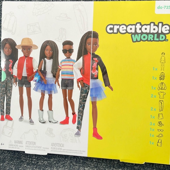Creatable World | Toys | Nwt Creatable World Deluxe Character Kit Dc725 ...